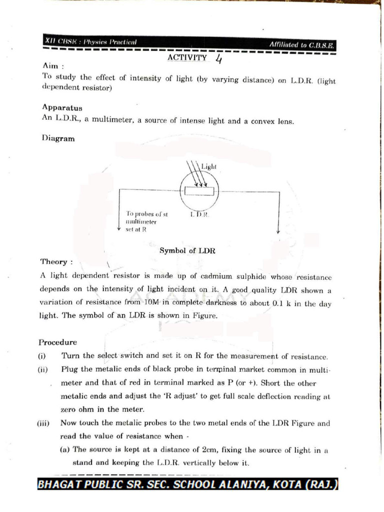 ACTIVITY 2 PHYSICS PROJECT WORK | PDF