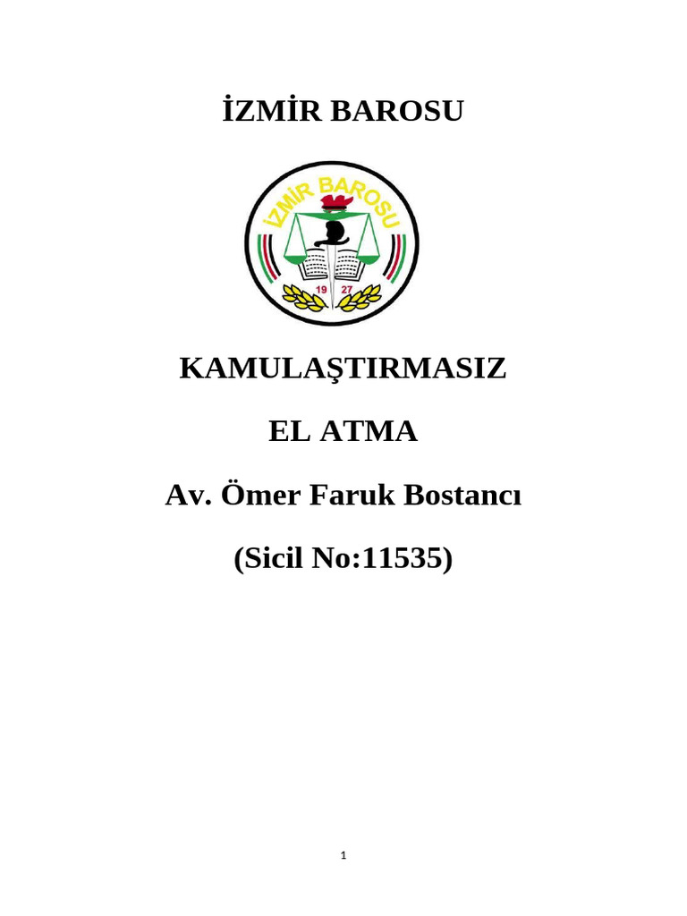 dosya_12091_Kamulastirmasiz-El-Atma-Av-Omer-Faruk-BOSTANCI | PDF