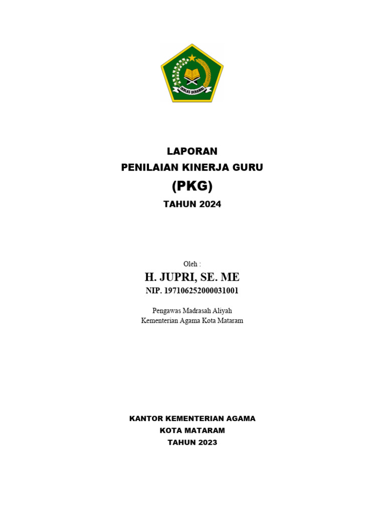 LAPORAN PKG 2024 | PDF