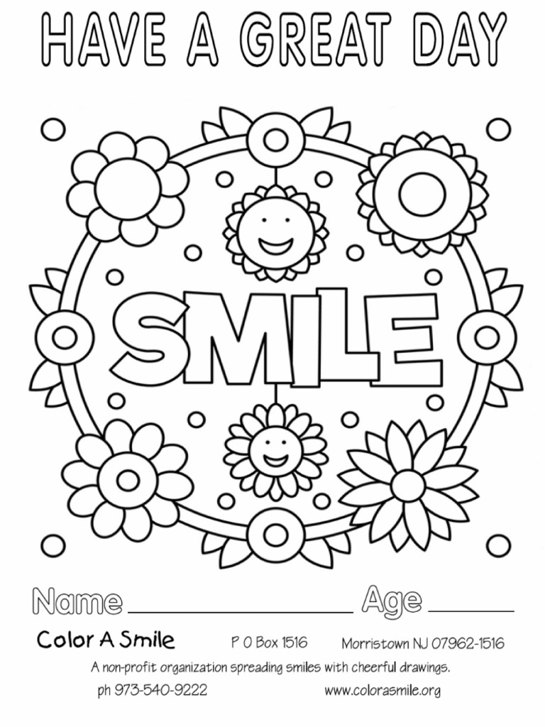 14CP Have A Great Day, Smile Flower Hoop | PDF