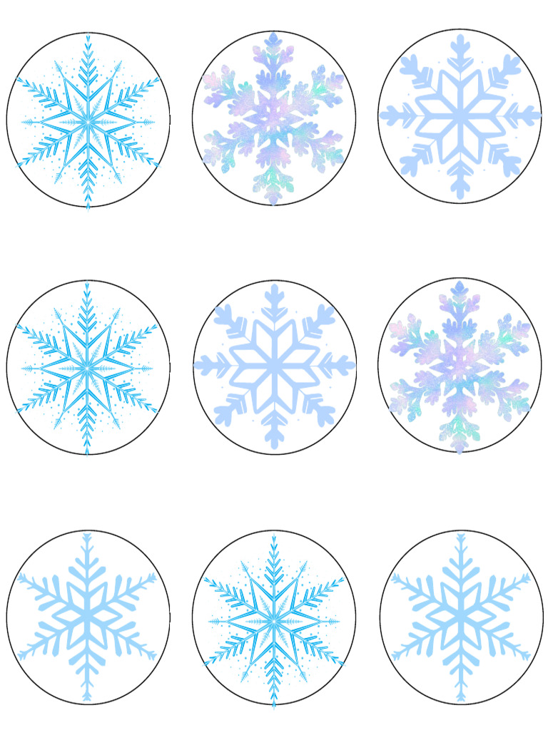 Blue Snowflake | PDF