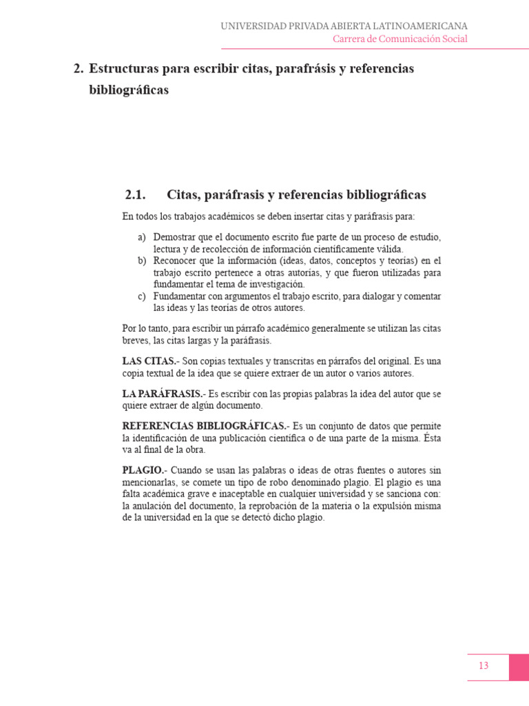 Manual Citas y Referencias Bibliograficas APA - Parcial - 2021 | PDF | Plagio | Bibliografía