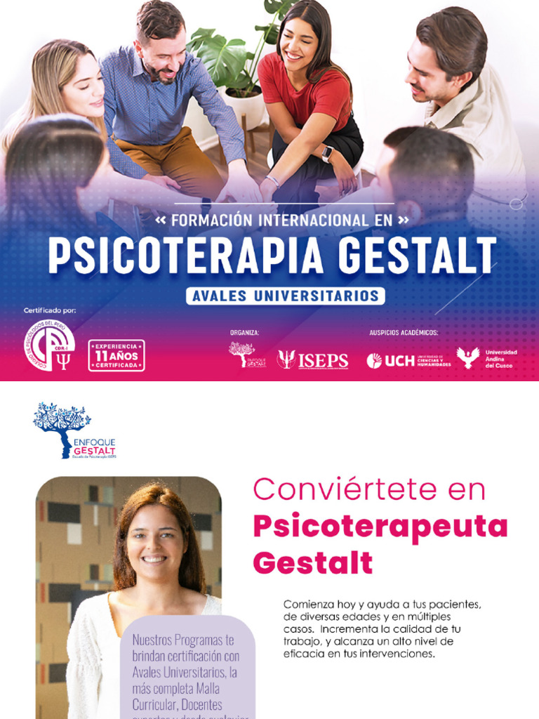 Brochure Psicoterapia Gestalt | PDF