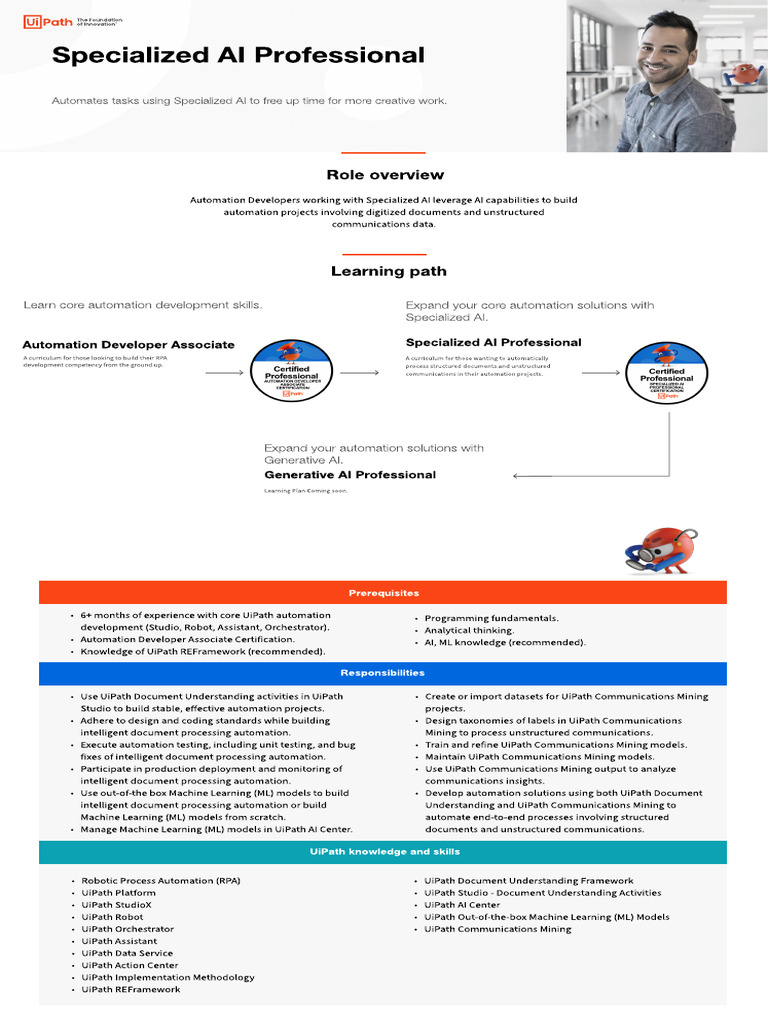 Specialized AI Professional - Academy One-pager | PDF | Artificial Intelligence | Intelligence ...