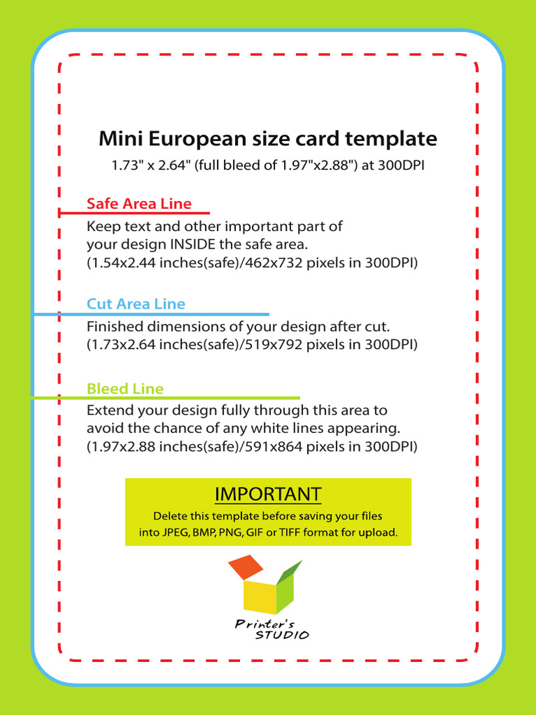 Mini European Cards | PDF