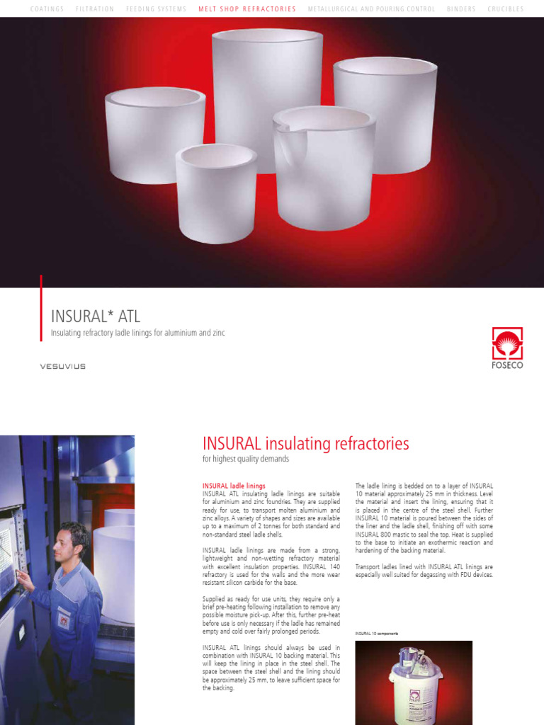 INSURAL ATL en | PDF | Refractory | Heat Transfer