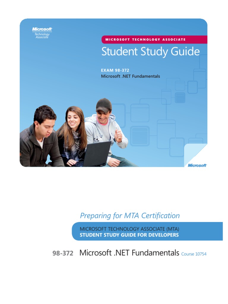 Student Study Guide: EXAM 98-372 | PDF | Class (Computer Programming ...