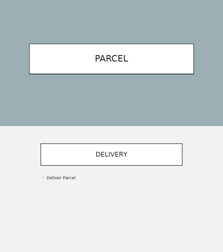 Parcel | PDF