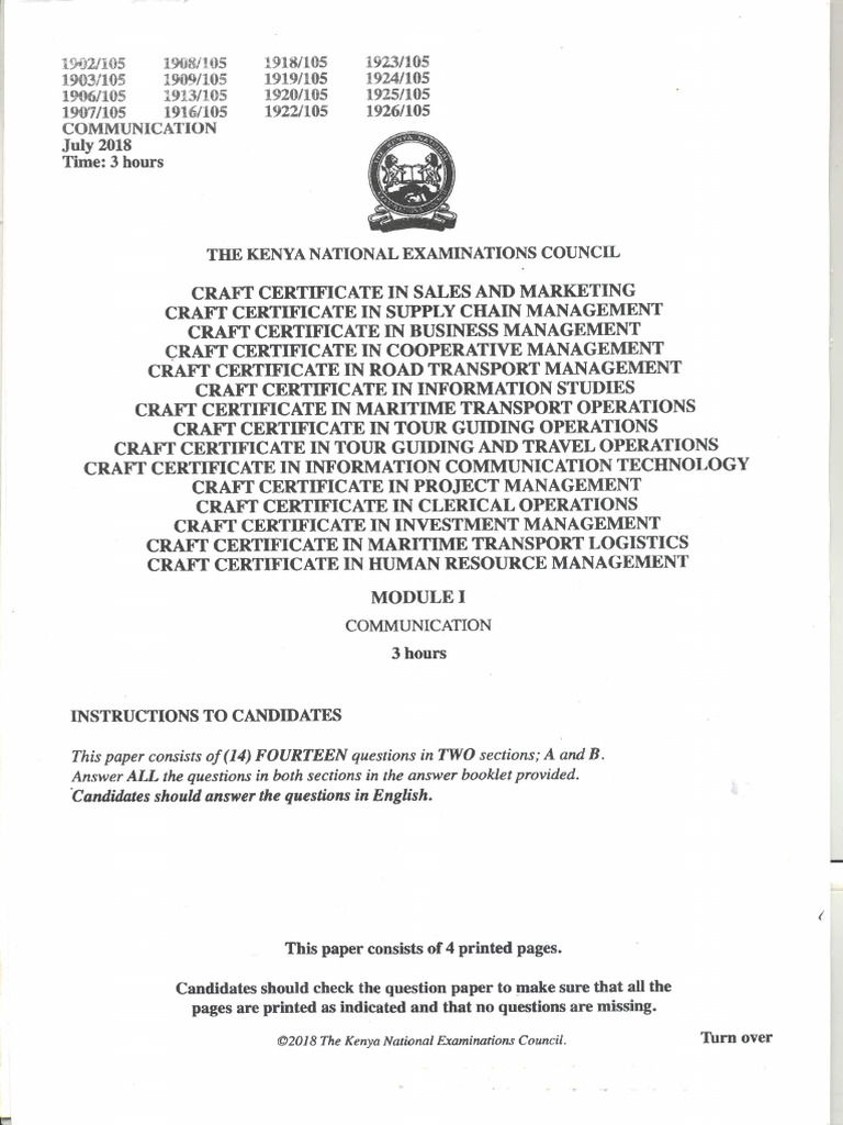 Communication Module I July 2018 | PDF