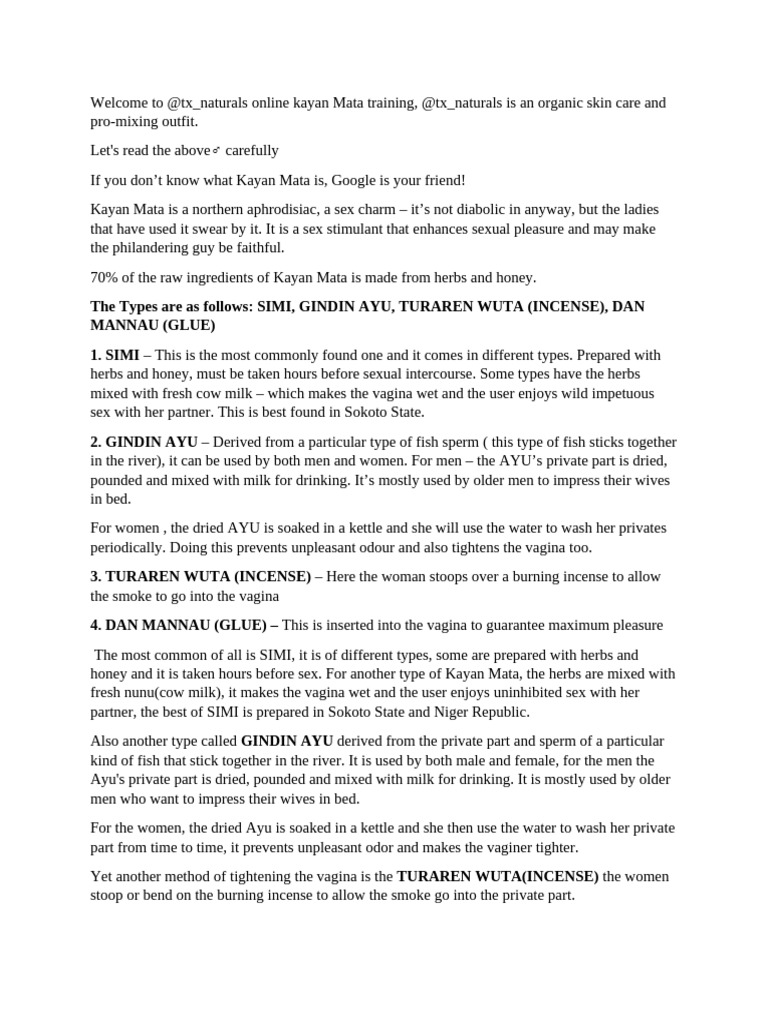 Advance KAYAN mata-1 | PDF | Foods