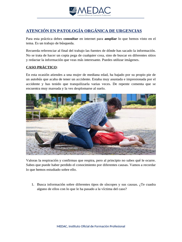 Ejercicio patologías t 15 | PDF