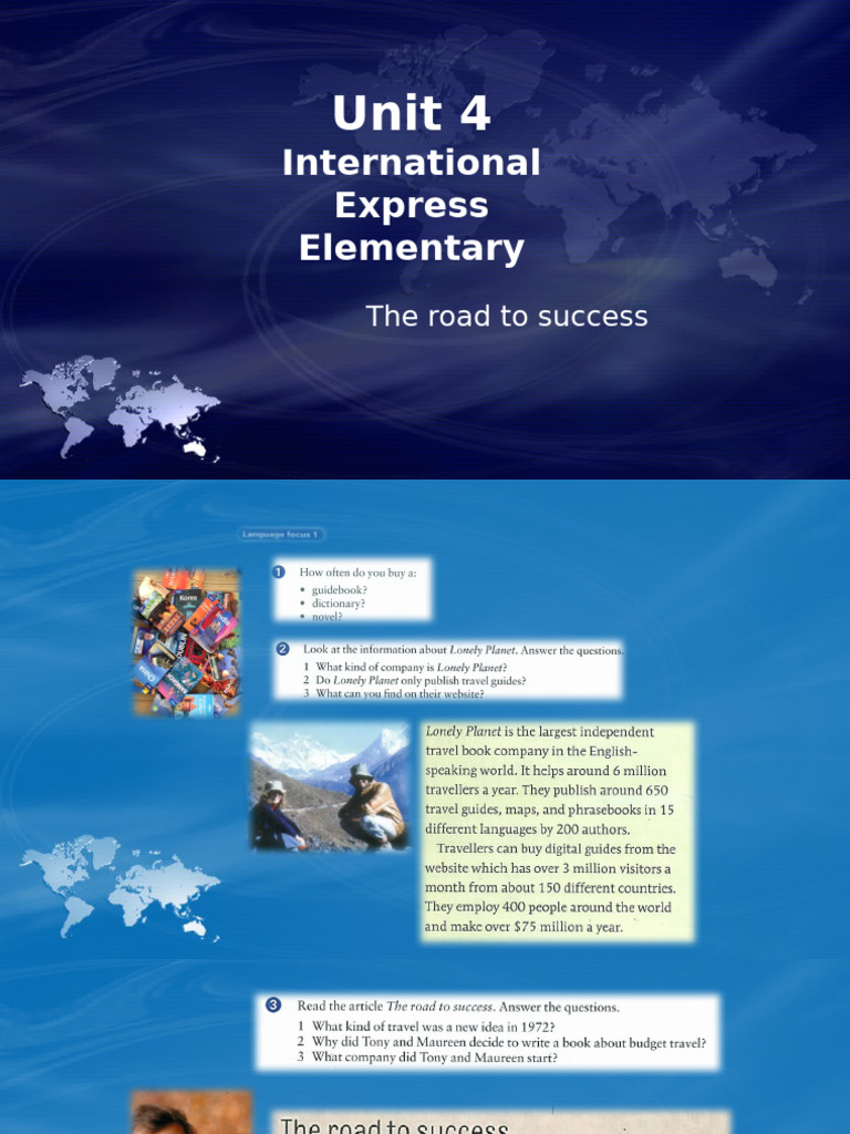 Unit 4 - International Express Elementary 2nd Edition | PDF