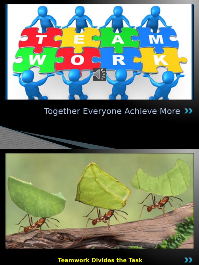 Team work - Teamwork Divides the Task multiple the success | PDF