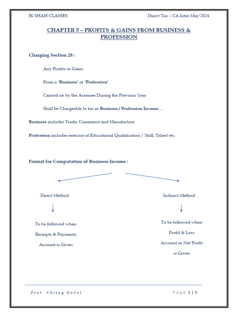 6. Business Income I | PDF | Expense | Debits And Credits