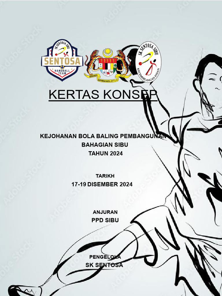 Kertas Konsep Bola Baling Pembangunan SK Sentosa 2024 Final | PDF