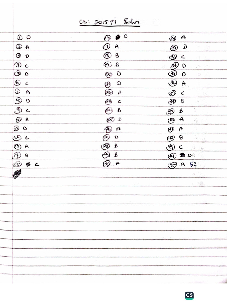 Carib Stud P1 Sols 2015-2023 | PDF