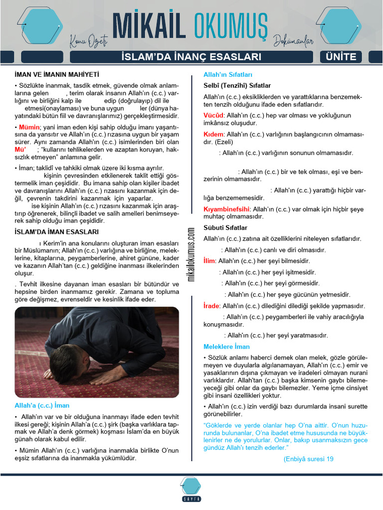 9.2.-Konu.ozeti_.yeni_.mufredat.mikailokumus.com_ | PDF