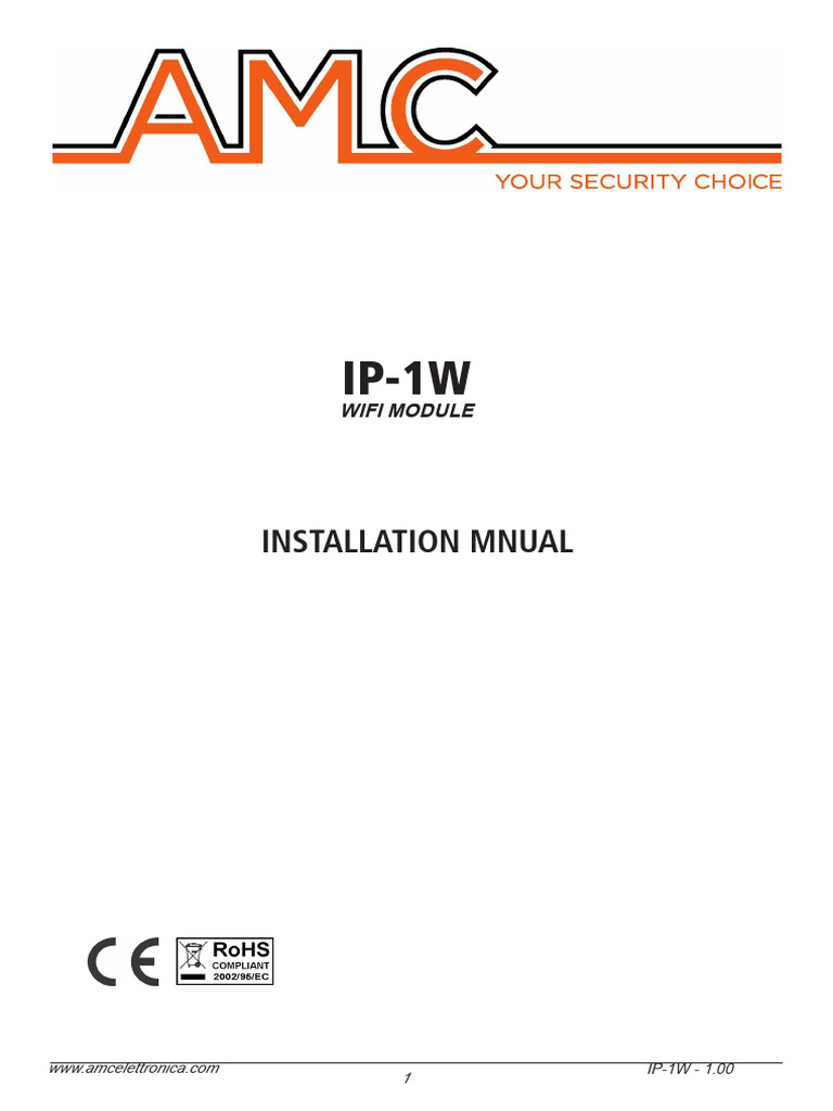 Amc ip-1 w | PDF | Computer Network | Wi Fi