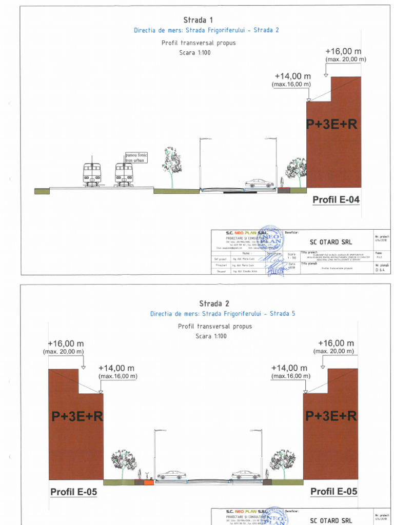 Profil Transversal Tip Strada 1 | PDF