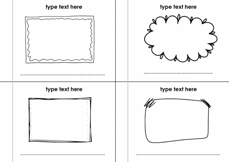 All About Me Booklet Editable Page | PDF