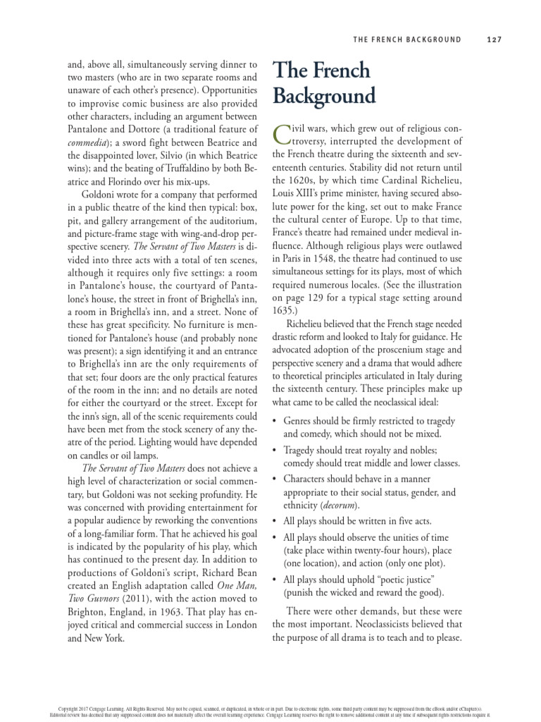 WEEK 9 - French Theatre - Neoclassicism - Moliere | PDF | Jean Racine ...