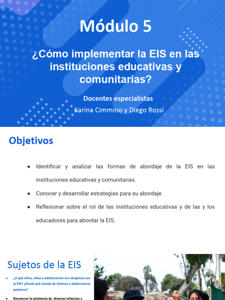 PPT_M5 | PDF | Plan de estudios | Trabajo Social