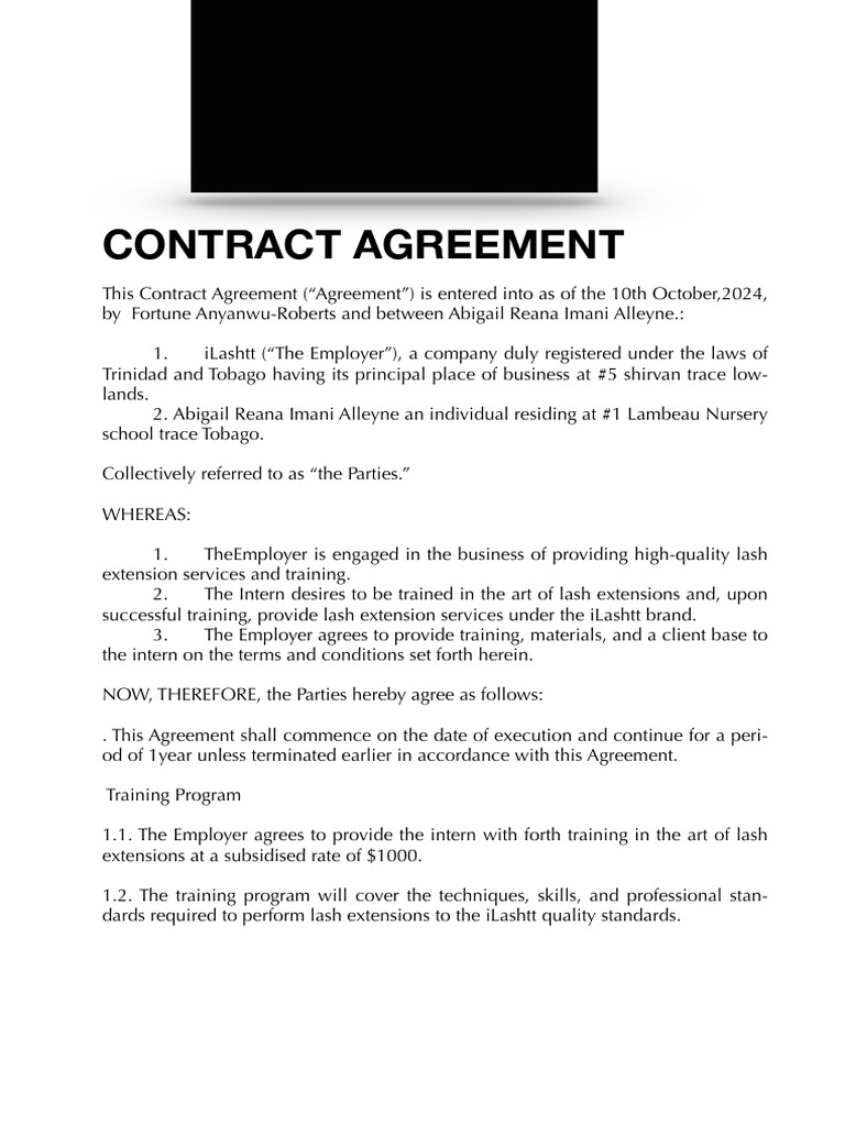 Contract Pdf Indemnity Private Law