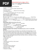 Lesson Plan - French A1 & A2 | PDF | Grammatical Tense | Verb