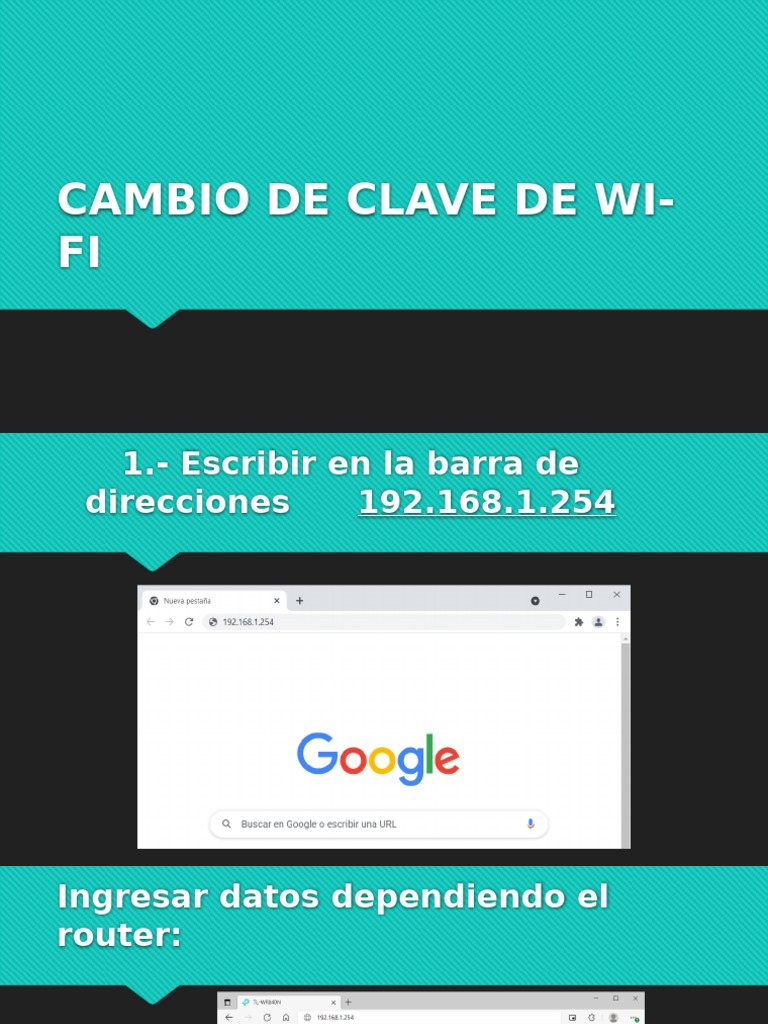 07 Cambio de Clave de Wi-Fi | PDF