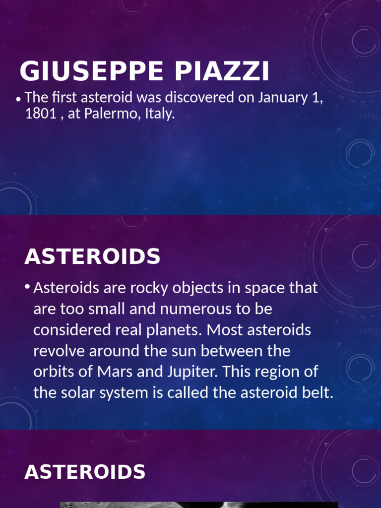 Types and Study of Asteroids | PDF
