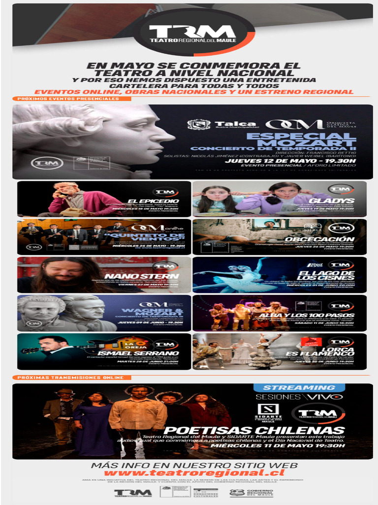 Cartelera Trm PDF | PDF