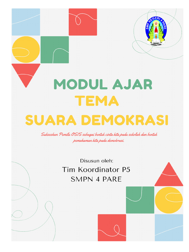 MODUL AJAR SUARA DEMOKRASI 2023 | PDF