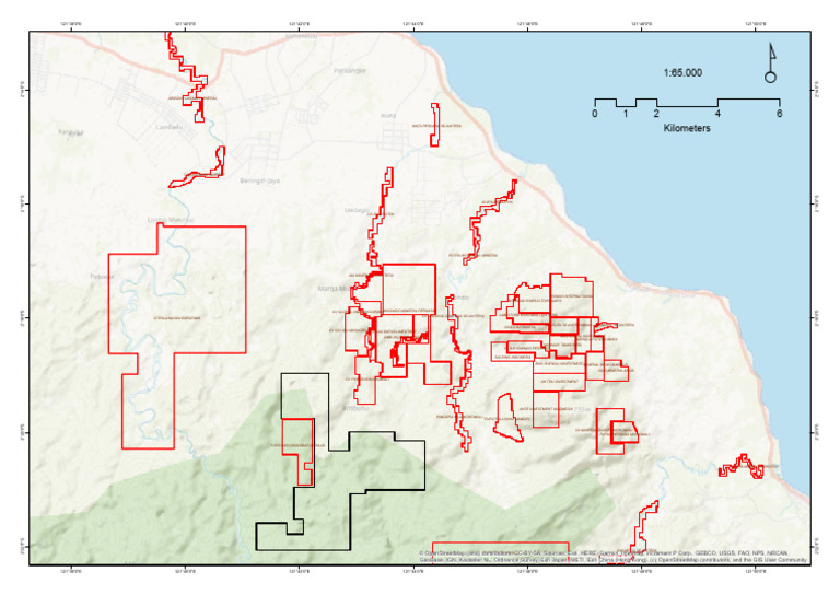 Peta Lapangan Putra Surya Kencana | PDF | Geographic Data And Information