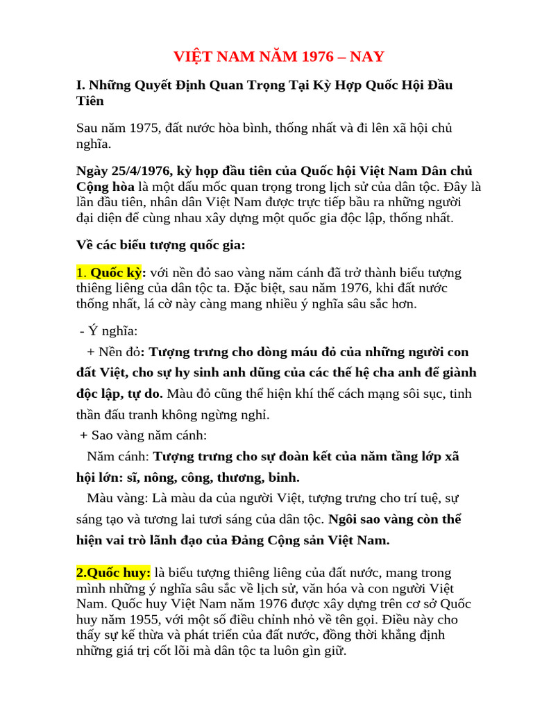 Việt Nam 1976-Nay | PDF