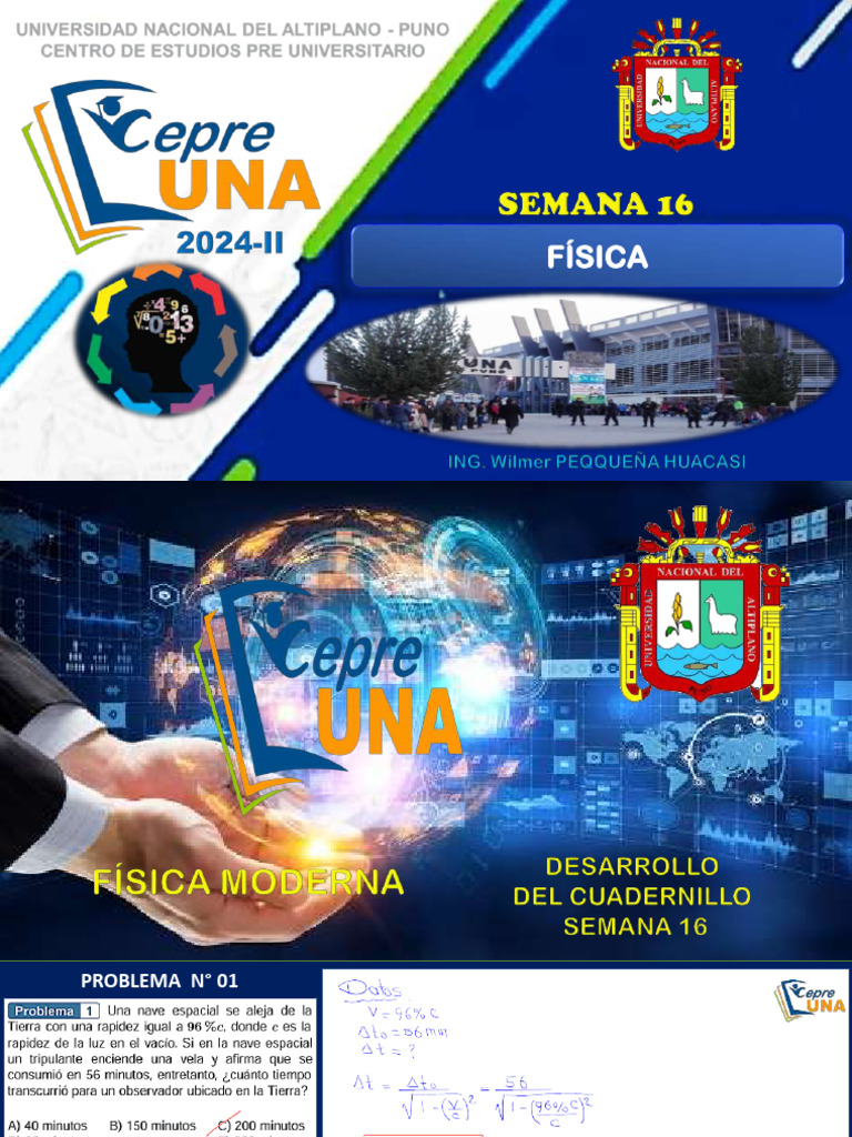 F-SICA SEMANA 16 F-SICA MODERNA solucionario | PDF