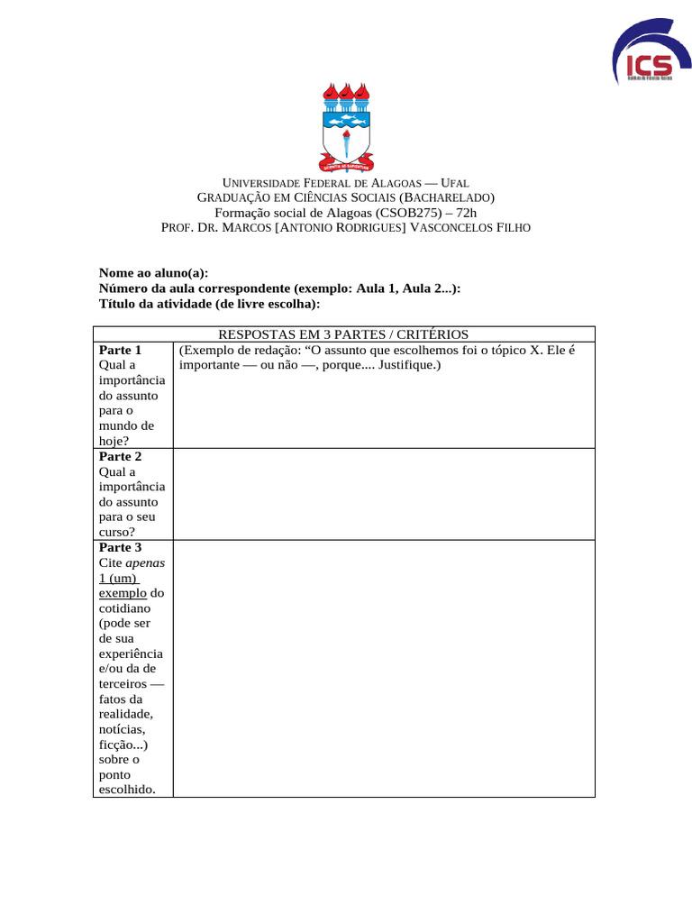 Modelo de Resposta | PDF