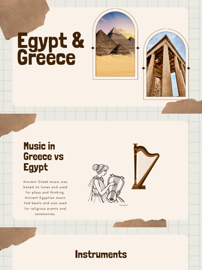Organic Scrapbook Illustrated Ancient Greece History Presentation | PDF