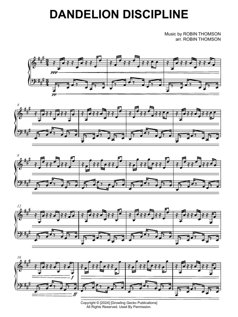 DANDELION DISCIPLINE | PDF