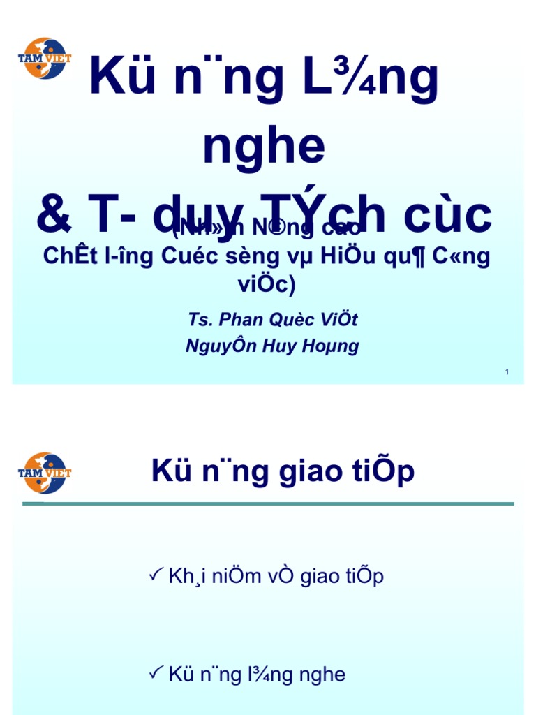 Kü N NG L NG Nghe & T-Duy Tých Cùc: J H M NG Cao Chêt L-Îng Cuéc Sèng V Hiöu Qu C NG Viöc) | PDF ...