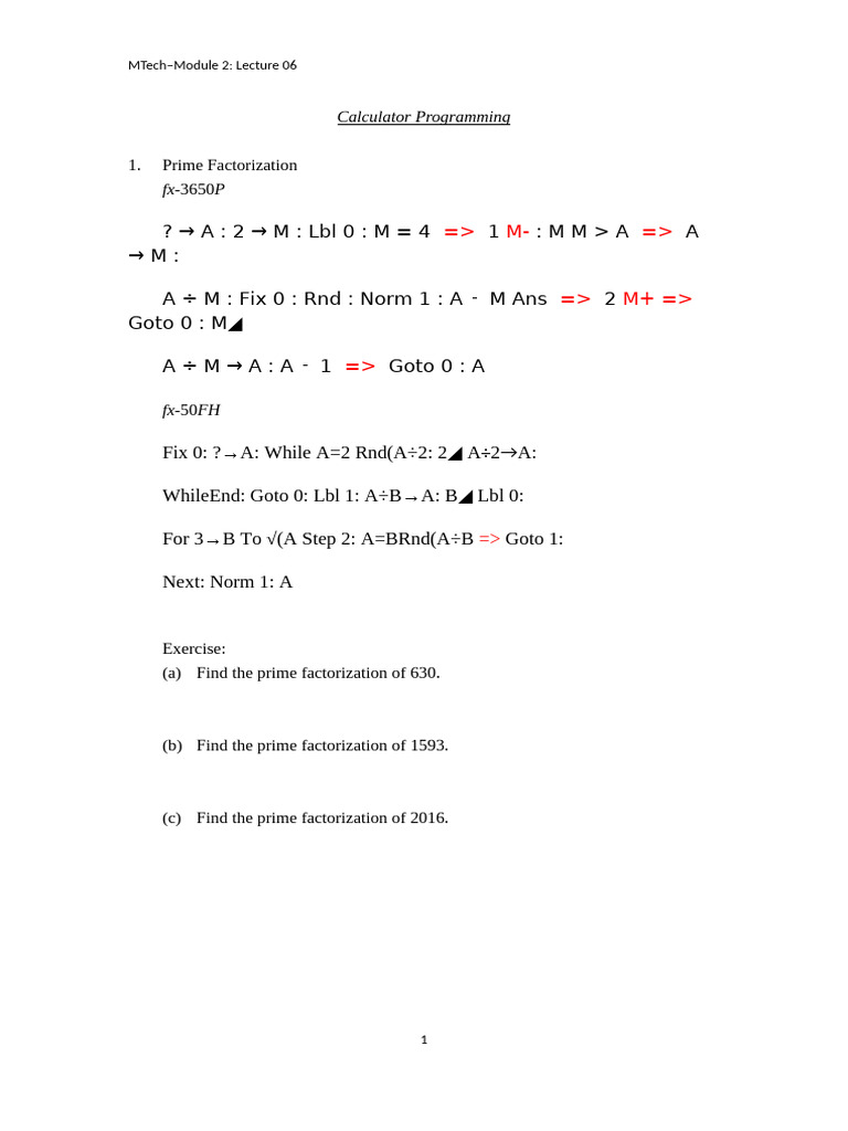 Lecture06 Worksheet | PDF