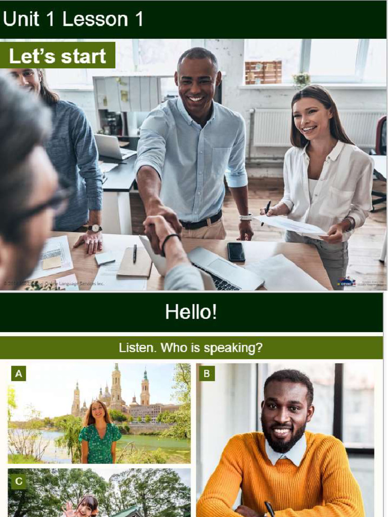 Unit 1 Lesson 1 | PDF