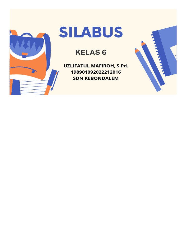 Cover Silabus | PDF