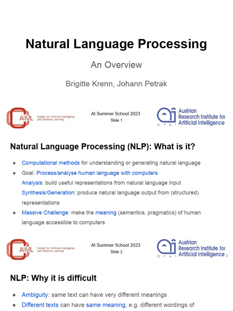 Krenn Petrak Slides | PDF | Parsing | Cognitive Science