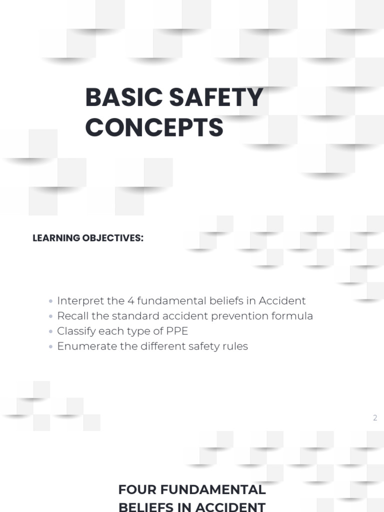 lecture-5-Basic-safety-concepts 2.pdf | PDF | Personal Protective ...