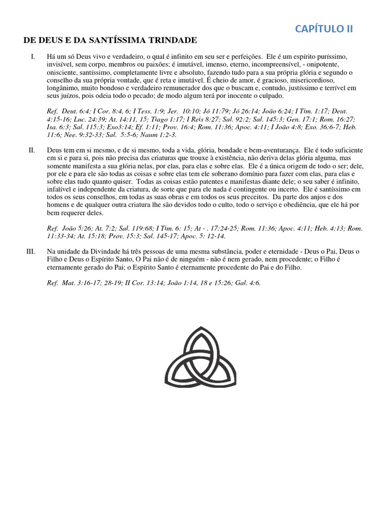 02 - de Deus e Da Santíssima Trindade | PDF | Deus | Divindade criadora