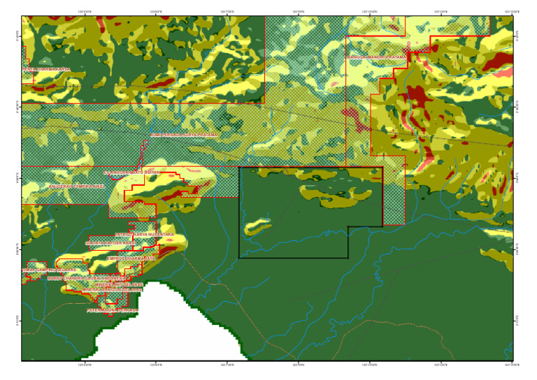 PETA LAPANGAN BLOK SAUNA | PDF