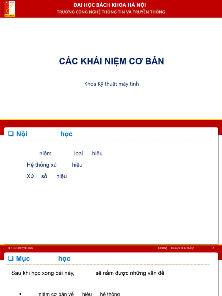 Bài 1 Các khái niệm cơ bản | PDF