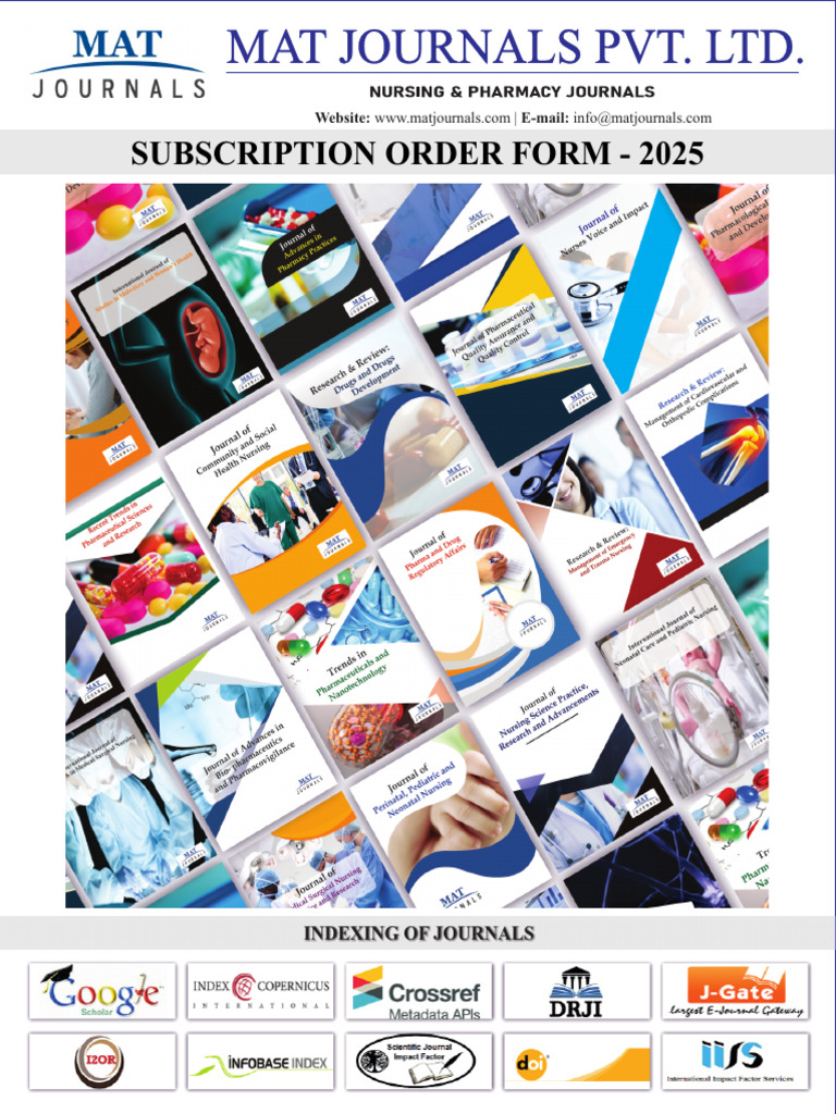 MAT Journals Nursing and Pharmacy Catalog - 2025 | PDF | Pharmacology ...