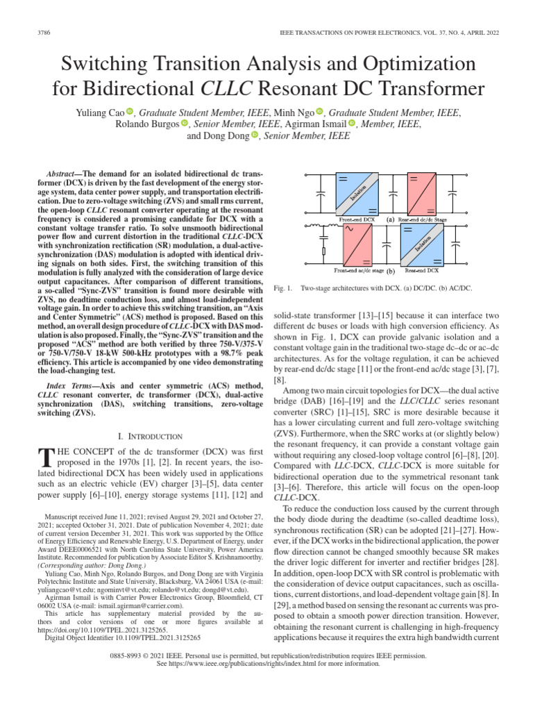Power Electronics for Engineers | PDF | Resonance | Rectifier