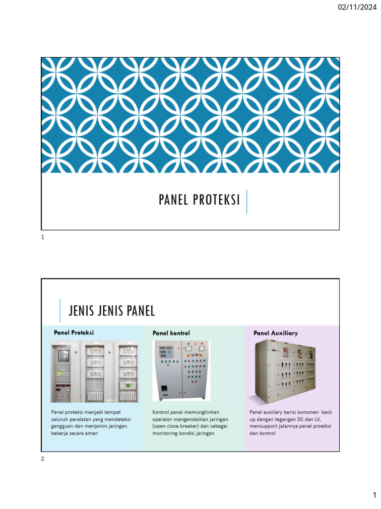 Pertemuan 7 Panel Proteksi Dan Kendali CB | PDF
